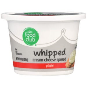 Food Club Whipped, Cream Cheese Spread, Original 8 Oz | East Race ...